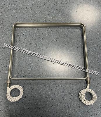 China High Power Flat Tubular Heating Element Oil Heater Side Mounted for sale