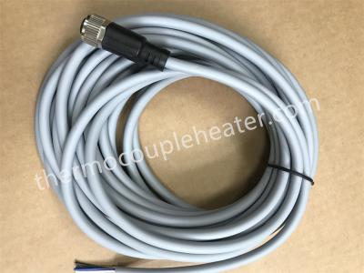 China M12 Barrel 5-pin Male Axial Connection Female With Connecting Cable for sale