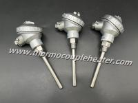 China Accurate Stable Assembled PT100 RTD / Thermocouple Temp Sensor with Transmitter  4~20mA for sale