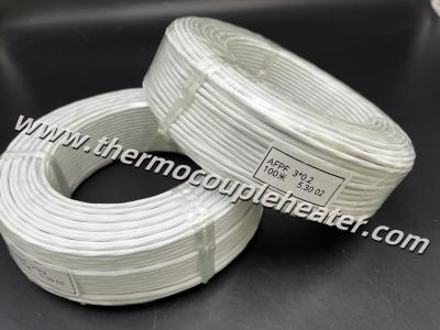 China Pt100 RTD Extension Cable With Teflon Insulation And SS Braided Shielding for sale