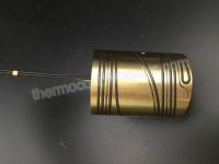 China Plastic Industry Coil Heaters With Thermocouple Big Diameter Brass Material for sale