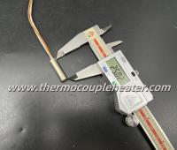 China Precision Heating 8x25mm Compact Cartridge Heater With Integrated Thermocouple for sale