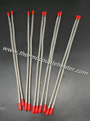 China Flexible Tubular Heater Braided Surface Diameter 6.5mm For Hot Runner Manifold for sale