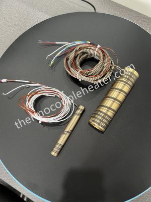 China Hot Runner Mini Heater With Thermocouple Mini Coil Heaters For Injection Molding Machine Mini-Press In Brass Coil Heater for sale