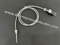 China Type J Bayonet Thermocouple With Metal Hose Protection Industrial Grade for sale