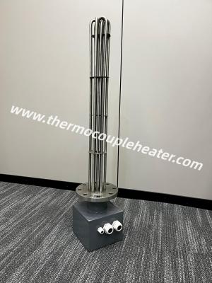 China Flanged Tubular Heater With Connection Box For Industrial Tank And Process Heating for sale