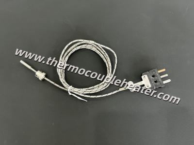 China Spring-Loaded Bayonet Thermocouple With 3-Pin Connector (Custom Lengths) for sale