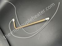 China Quartz Heating Lamp IR Halogen Heater Lamp Customized Quartz Glass with half gold plating for sale