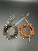 China Thermocouple probe type J with Kapton leading cable for sale