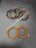China Thermocouple probe type J with Kapton leading cable for sale