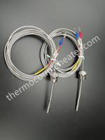 China K Type Thermocouple with Adjustable Compression Fitting and connector for sale