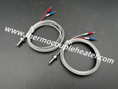 China M6 Screw-In Class A Type J Thermocouple Sensor For Injection Molding & Extruders for sale