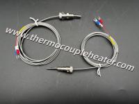 China Type J/K Thermocouple With Quick-Lock Bayonet Fitting, 1/4 & 1/8 NPT Thread Adapter for sale