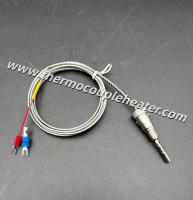 China Type J/K Thermocouple With Quick-Lock Bayonet Fitting, 1/4 & 1/8 NPT Thread Adapter for sale