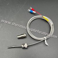China Type J/K Thermocouple With Quick-Lock Bayonet Fitting, 1/4 & 1/8 NPT Thread Adapter for sale