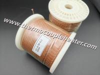 China 30AWG Type K Thermocouple Cable Special Limits ±1.1°C Double Fiberglass Insulated Cable for sale