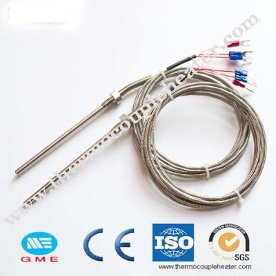 China RTD Needle Shaped Handle Temperature Pt100 Thermocouple Sensor For 300c Degree for sale