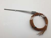 China Long Working Life Type J Thermocouple Probe / Rtd Probe With Metal Head for sale