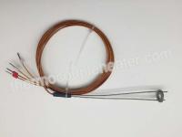 China Duplex Type J Thermocouple Probe Rtd Temperature Sensor With Plastic Transition for sale