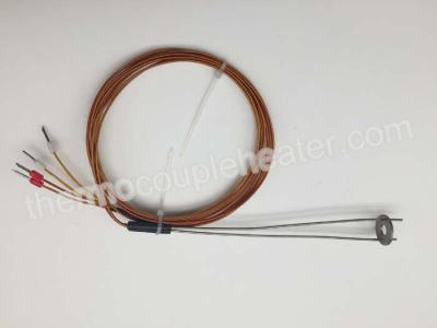 China Duplex Type J Thermocouple Probe Rtd Temperature Sensor With Plastic Transition for sale