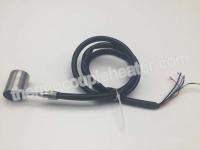 China Armored Hot Runner Coil Heaters With J Type Thermocouple And Black Silicone Cable for sale