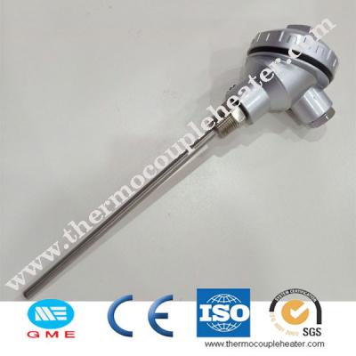 China Sheathed PT100 RTD Thermocouple With Process Connection For Industrial Area for sale