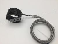 China Hot Runner Coil Heaters With Integratged Thermocouple And SS Braided Protection Sleeve for sale