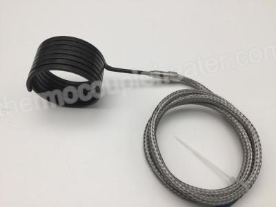 China Hot Runner Coil Heaters With Integratged Thermocouple And SS Braided Protection Sleeve for sale