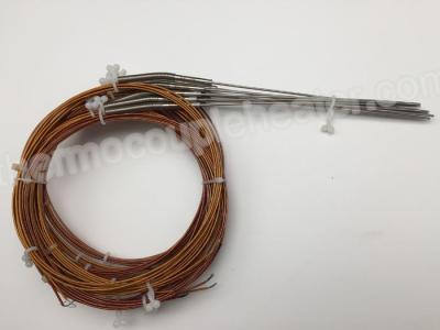China CE Type J Thermocouple RTD With 24GA Kapton Leads And Metal Transition for sale