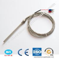 China Electric 3- Wire Thermocouple RTD Pt100 For 300c 600C In High Temperature for sale