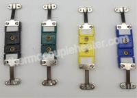 China Type J / K / T / R / S Miniature Thermocouple Connector With Metal Wire Holder for sale