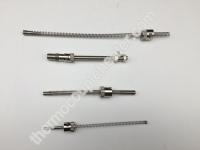 China 304SS Adjustable Thermocouple Components Spring Bayonet Cap And Adaptor for sale