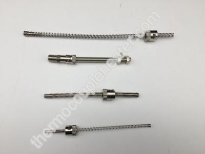 China 304SS Adjustable Thermocouple Components Spring Bayonet Cap And Adaptor for sale