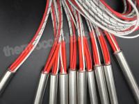 China Diameter 12.70MM Cartridge Heaters With Fiberglass Leads And Thermocouple J for sale