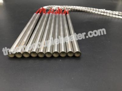 China Stainless Steel Sheath Miniature Cartridge Heater With Externally Leads And Ceramic Cap for sale