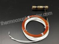 China Brass Nozzle Coil Heaters With Metal Clap For Hot Runner Injection Mold for sale