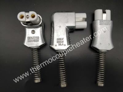 China Industrial Heater High Temperature Ceramic Plug Connector straight curved 220V-600V 35A for sale