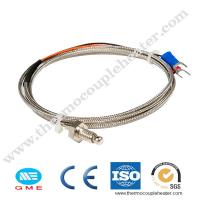 China Shock Proof SS304 Probe Flange K Style Thermocouple for sale