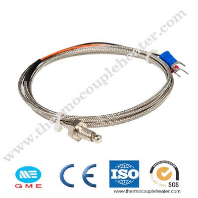 China Shock Proof SS304 Probe Flange K Style Thermocouple for sale