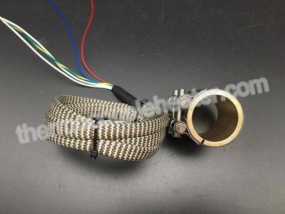 China Brass Core Hot Runner Coil Heater With Hotlock Stainless Steel Clamp for sale