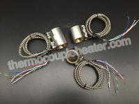 China 9W/Cm2 Brass Core Hot Runner Coil Heater With Stainless Steel Clap for sale