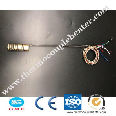 China MgO Insulation Hot Runner Brass Pipe Nozzle Coil Heater for sale
