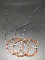 China Kapton Lead Wire Thermocouple Probe 1.5x500mm With Plastic Transition Zone for sale