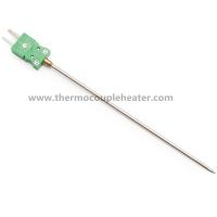 China Penetration K Type Thermocouple Probe Diameter 0.5 1.0 1.5mm With Pointed Tip for sale