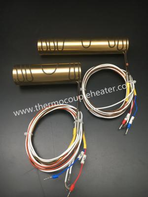 China Microtubular Resistor Brass Coil Heaters For Plastic Injection Industry for sale