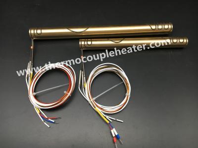 China Mini Tubular Resistor Brass Coil Heaters 220 - 400V For Nozzle Heating for sale