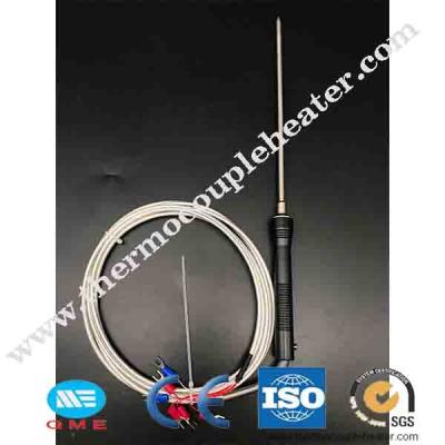 China Portable PT100 RTD Temperature Sensor With Pointed End for sale