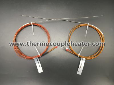 China Hot Runner Nozzle Thermocouple Type J With Kapton Lead Cable for sale