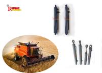 China 45 Steel Agricultural Hydraulic Cylinders Flange Mounting Style For Combine Harvester for sale