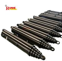 China High Load Capacity Telescopic Multi Stage Hydraulic Cylinders Short Stroke For Concrete Pump Truck for sale